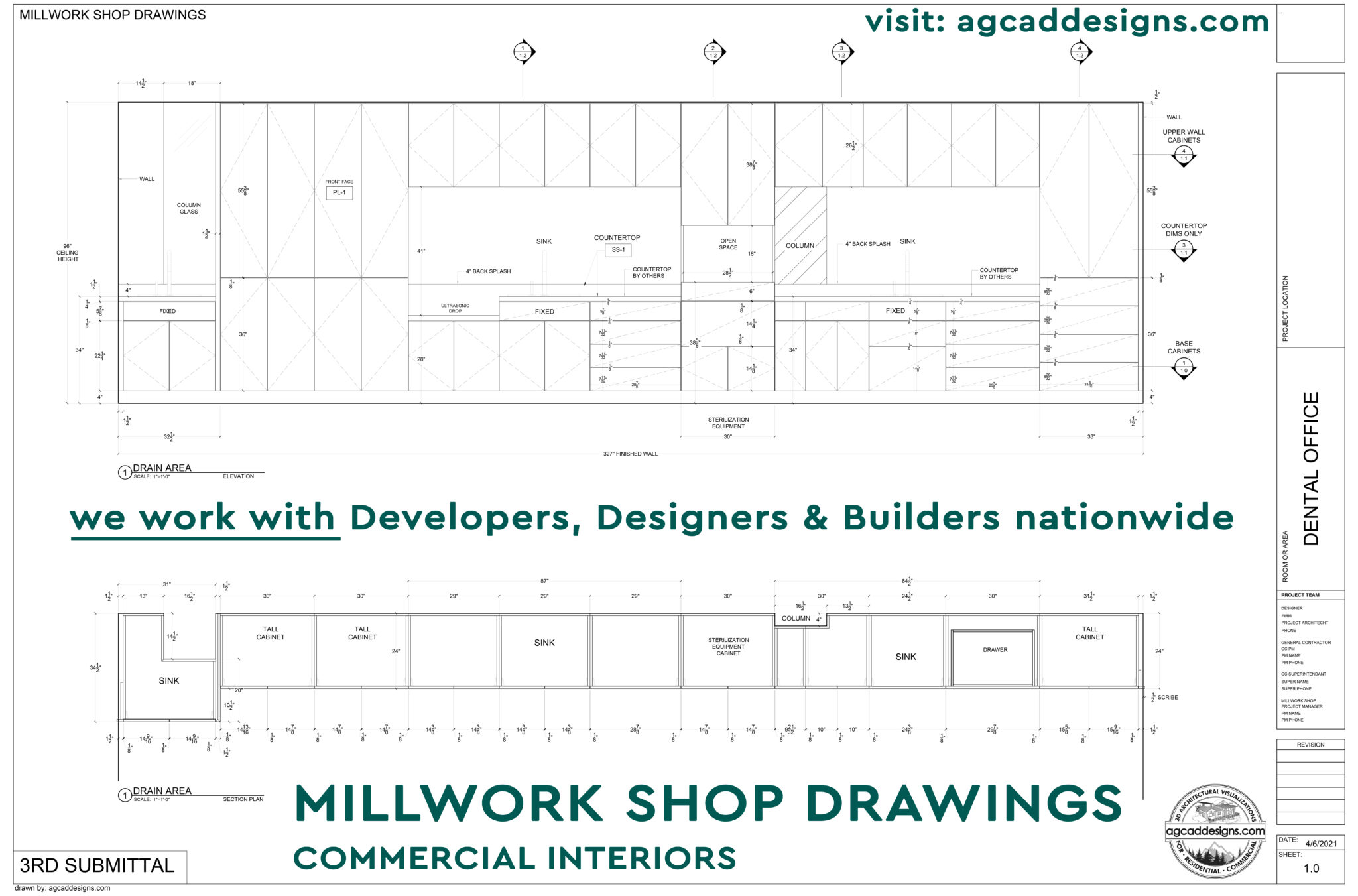 Shop Drawings - Outsource SketchUp 3D CAD